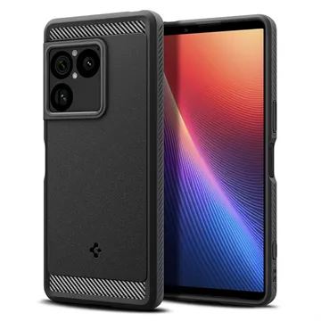 SONY XPERIA 1 VIII SPIGEN RUGGED ARMOR TPU CASE - BLACK