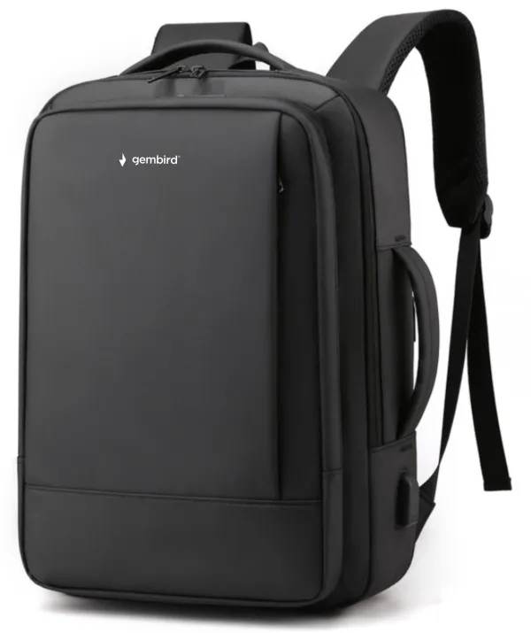 NCC-15-KLB017 Gembird Ranac za laptop 15,6/17inc 43x31x15(+5)cm USB konektor, 900g