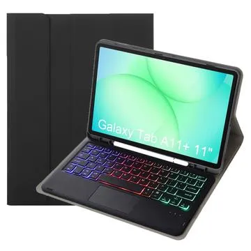SAMSUNG GALAXY TAB A11+ BLUETOOTH KEYBOARD CASE (OPEN-BOX SATISFACTORY) - BLACK