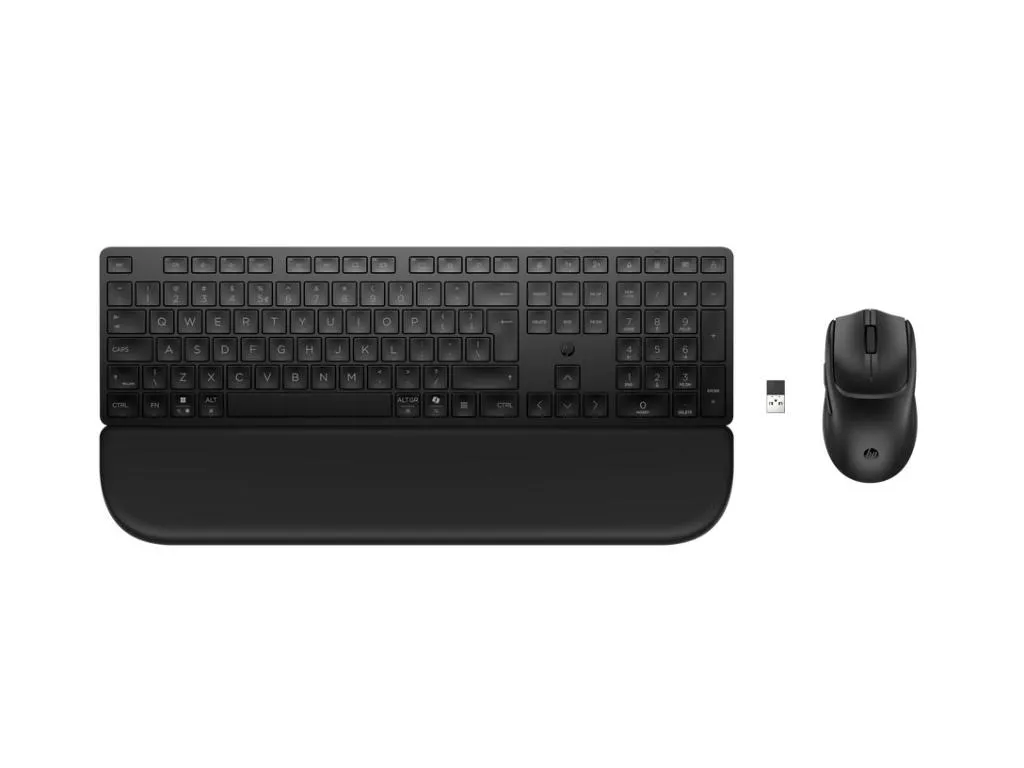 HP PSG Tastatura+miš HP 580C Dual mode/Palm rest/US/crna