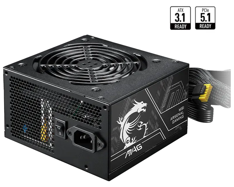 MSI MAG A650BN PCIE5 II 650W napajanje 5Y
