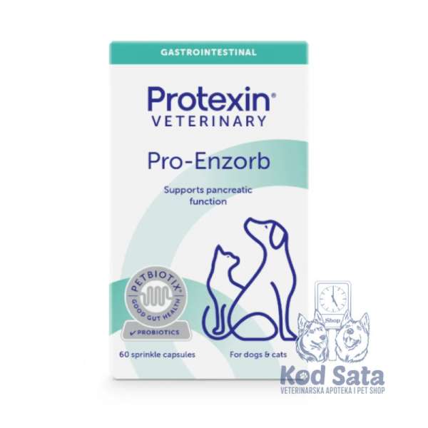 Protexin Pro-Enzorb, Enzimi Za Pankreas i Varenje Za Pse i Mačke