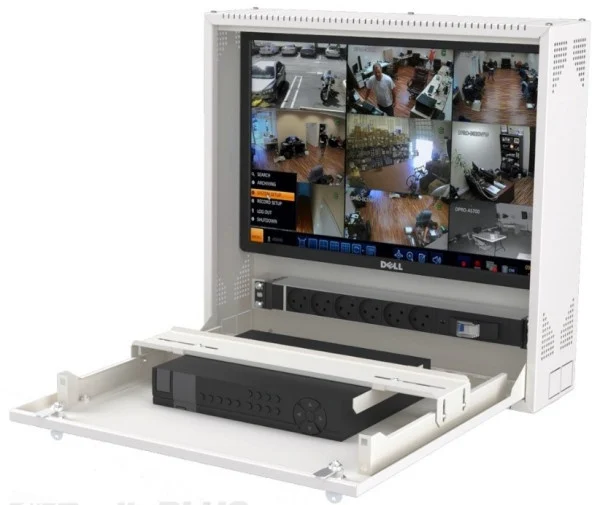 Metalni orman za video nadzor BELI 511