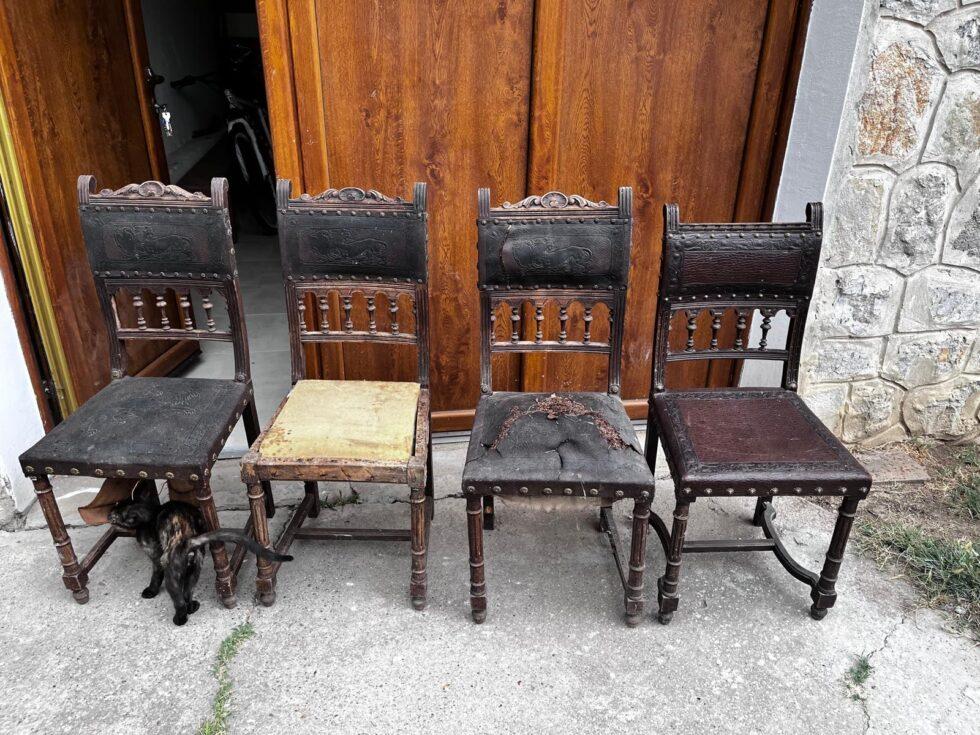 Set od 4 stolice, 19. vek, francuska