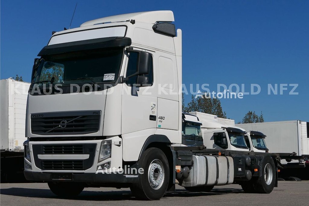Volvo FH 460 Globetrotter BDF Container Truck / 2 XL Fuel Tanks / Full vozilo za prevoz kontejnera