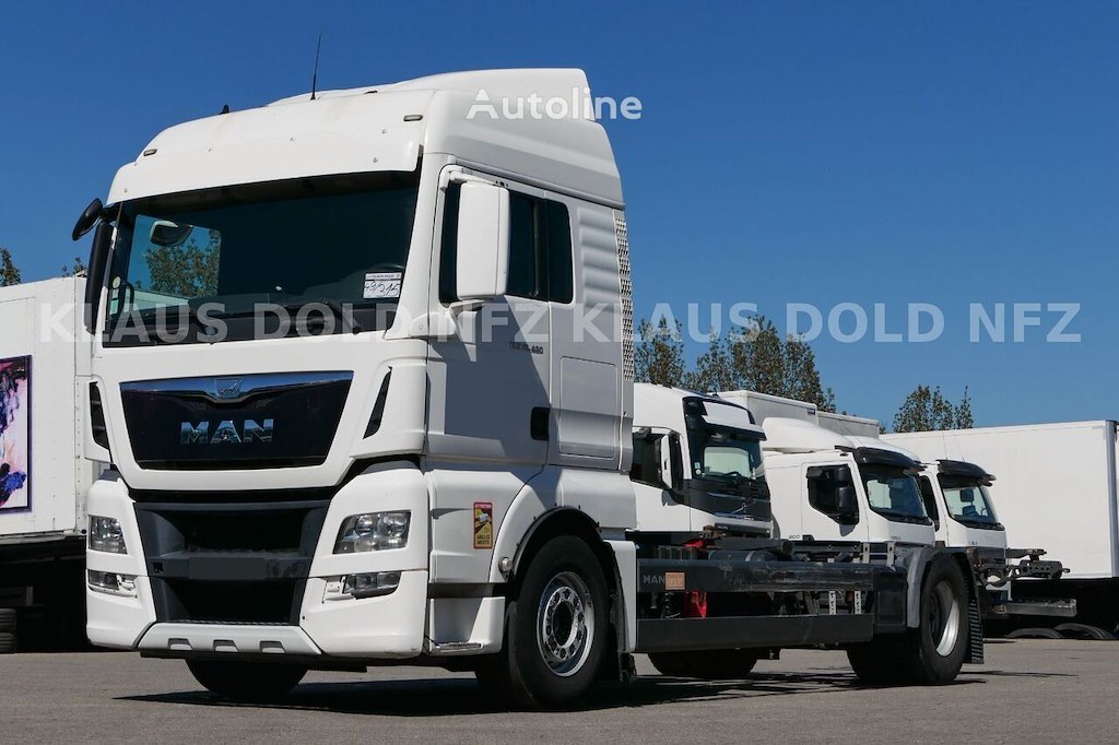 MAN TGX 18.480 BDF Container Truck / 2 Fuel Tanks / Full Air Suspens vozilo za prevoz kontejnera