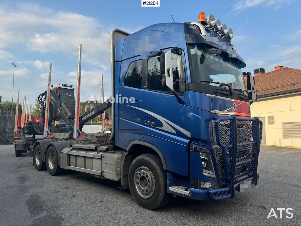Volvo FH750 6x4 Tømmerbil m/ 2019 Epsilon M12L kran kamion za prevoz drva
