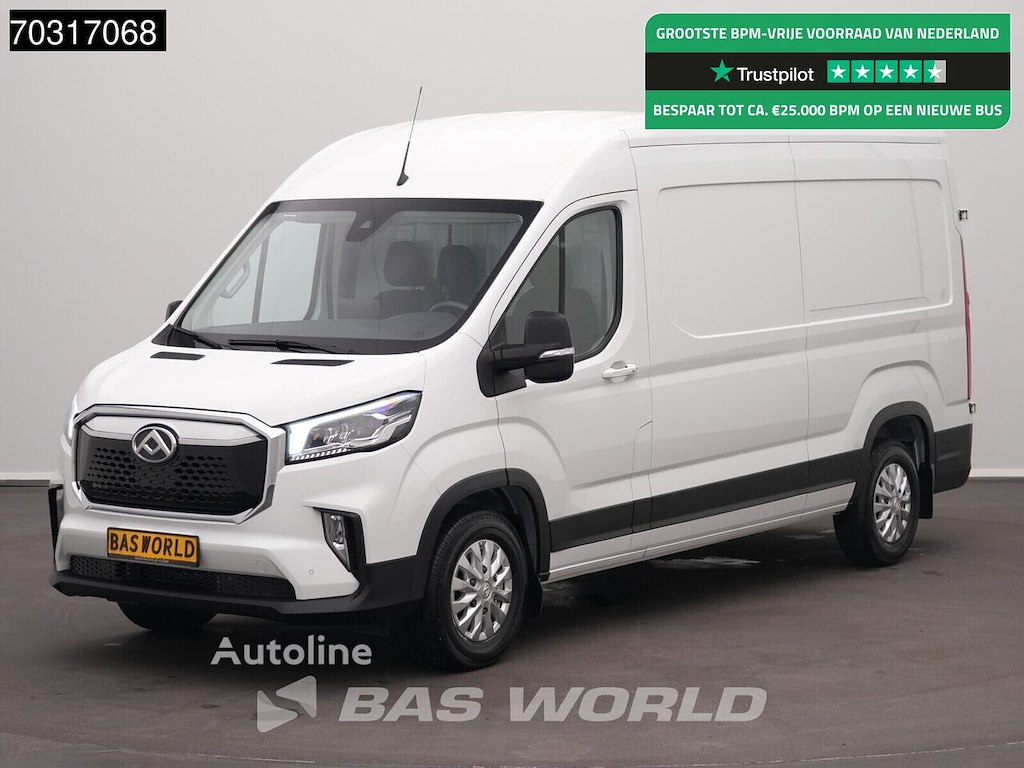Novi Maxus eDeliver 9 Elektrisch WLTP 256km Stad 52kWh L3H2 204pk ACC LED C minibus furgon