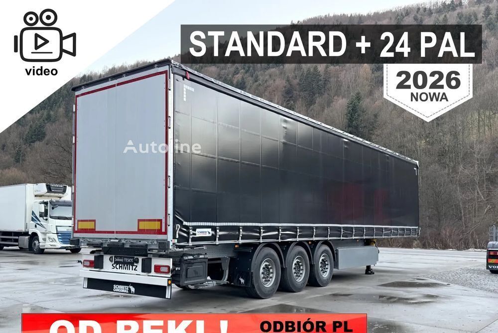Nova Schmitz Cargobull STANDARD poluprikolica sa kliznom ceradom