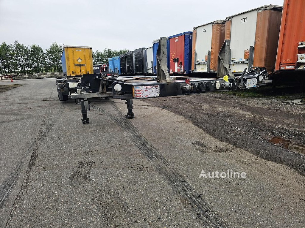 D-Tec FLEXI TRAILER - ALL CONNECTIONS - BPW DRUM - APK/TUV 29-10-2026. poluprikolica za prevoz kontejnera