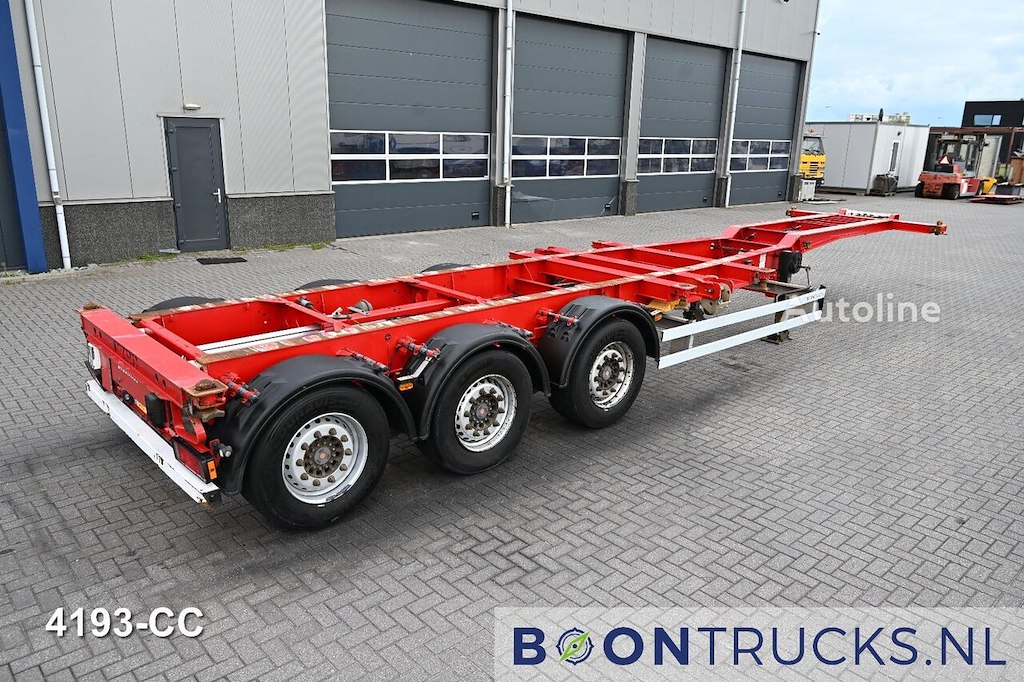 Schmitz Cargobull SCF 24 G | 2x20-30-40ft HC * EXTENDABLE REAR * LIFT AXLE * SAF/D poluprikolica za prevoz kontejnera