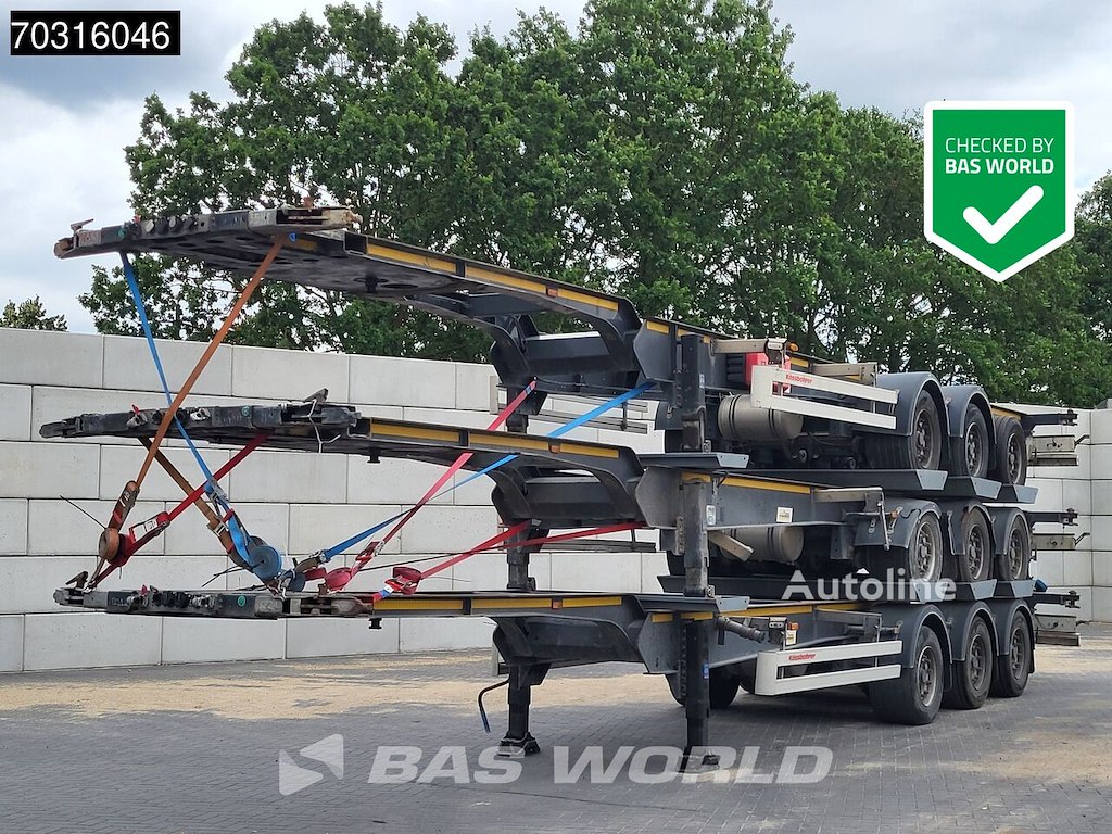 Kässbohrer CS 3 axles Lift Axle 40ft poluprikolica za prevoz kontejnera