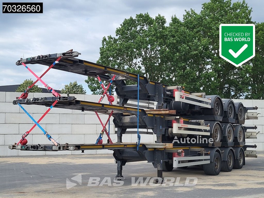 Kässbohrer CS Lift Axle poluprikolica za prevoz kontejnera