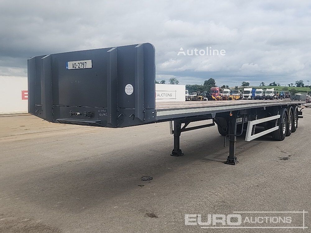 Prodaje se Concept Trailers 45' Tri Axle Flat Bed Trailer, Goal Posts, SAF poluprikolicu platformu na aukciji