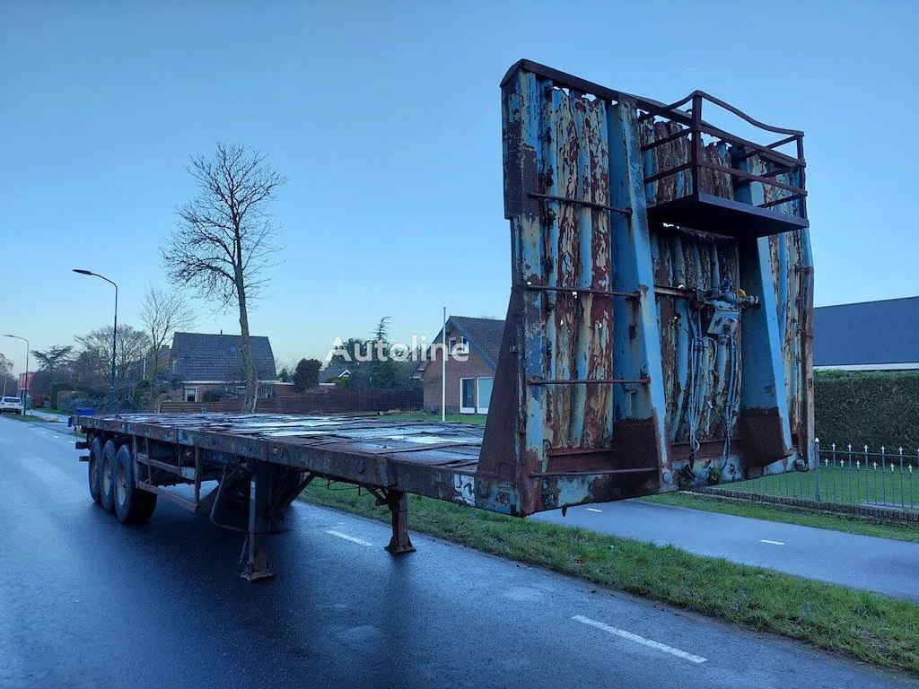Trailor 3 axle STEEL Suspension platfrom trailer poluprikolica platforma