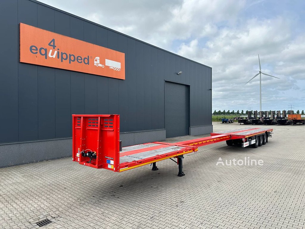 KAESSBOHRER LOWBED new and unused Heavy-Duty flatbed / 690cm ext poluprikolica platforma
