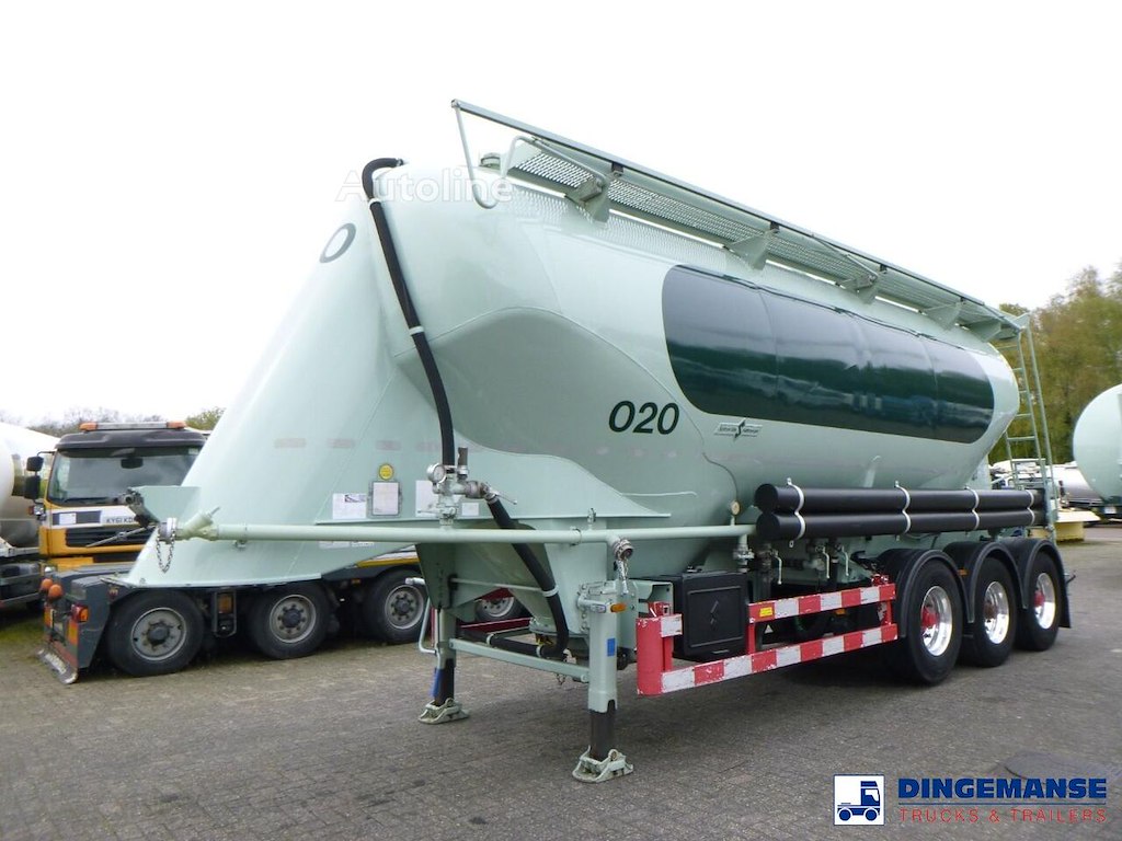 Spitzer Powder tank alu 37 m3 / 1 comp cisterna silos