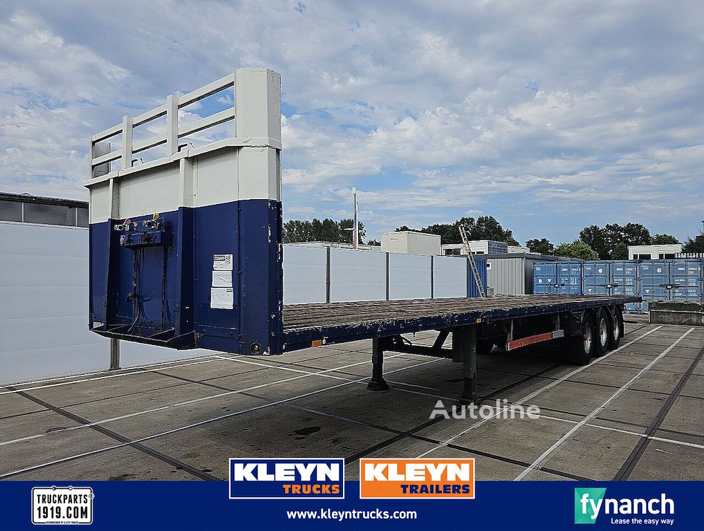 Van Hool 3 AXLE PLATFORM HARD WOOD FLOOR poluprikolica sa ravnom platformom