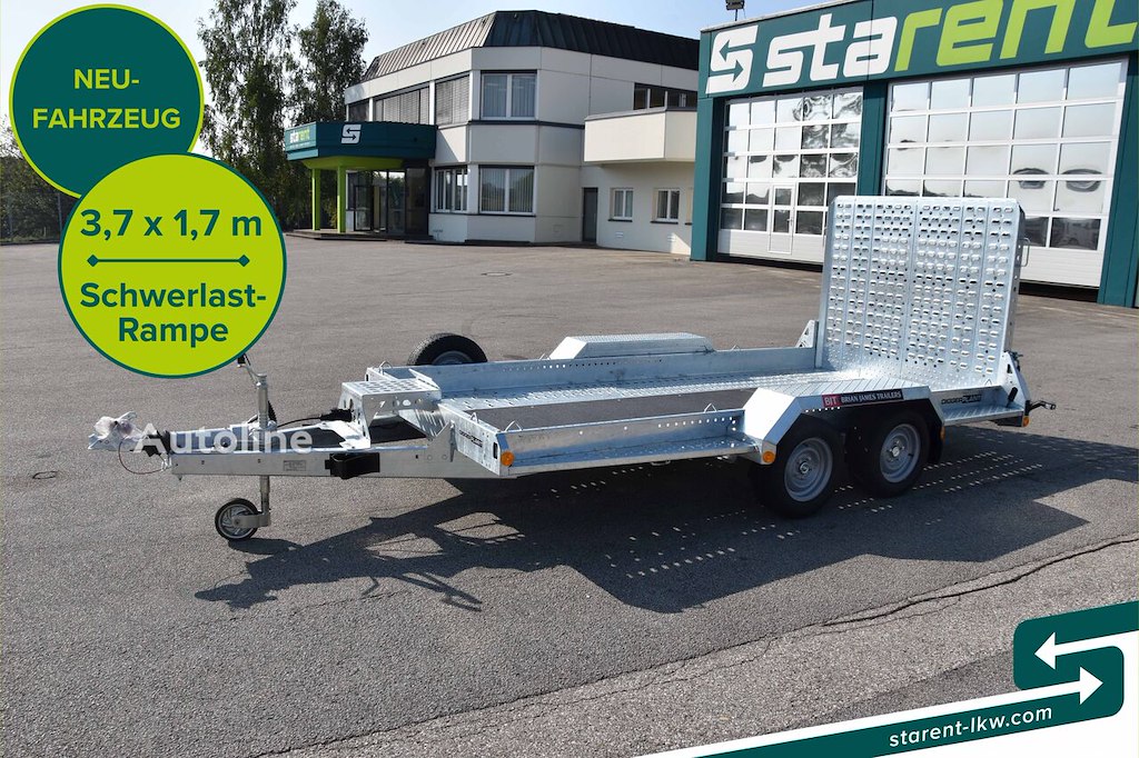 Nova Brian James Digger Plant Schwerlast-Rampe 3,7m x1,7m NEU prikolica za građevinske strojeve