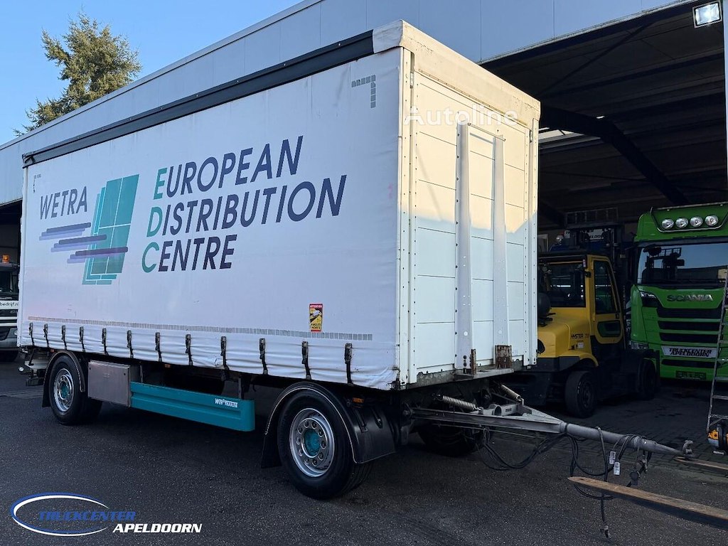 WEB Trailer PRASQ 18 SYS BPW axles, Galvanized prikolica sa kliznom ceradom