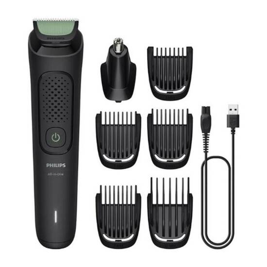 Višenamenski Trimer Philips MG3920/15, 7 u1, 60 min rada, USB-A, Vodootporan, crna boja