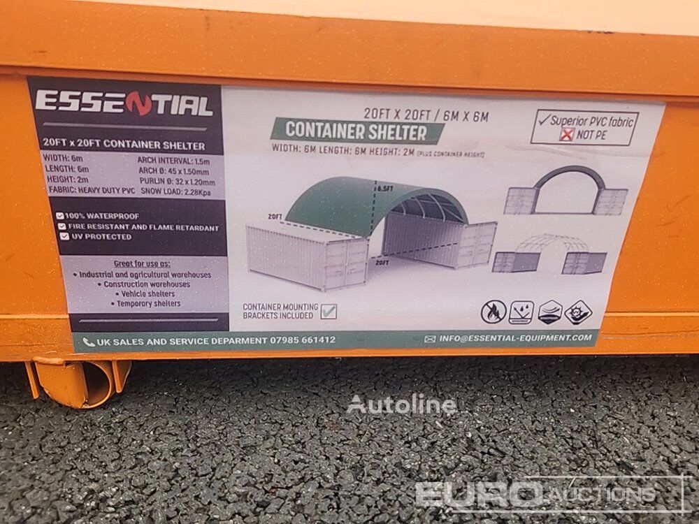 Prodaje se 20' x 20' Container Shelter kontejner 20 stopa na aukciji