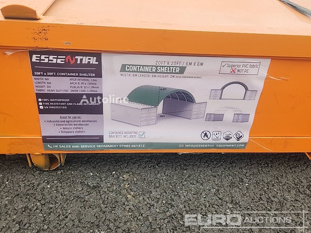 Prodaje se 20' x 20' Container Shelter High Cube kontejner 20 stopa na aukciji