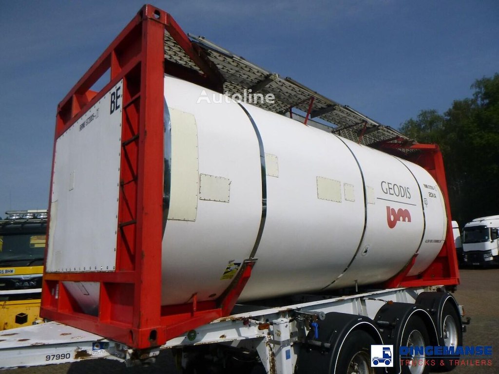 M1 Engineering Food tank container inox 20 ft / 25 m3 / 1 comp rezervoar-kontejner 20 stopa