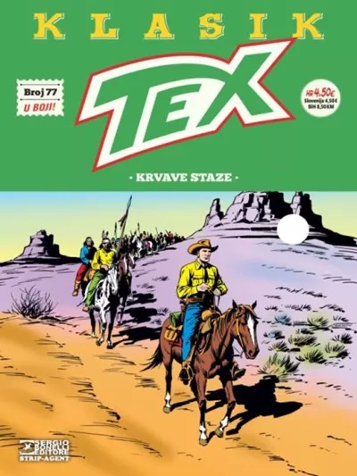 Strip agent
TEX KLASIK 77 - KRVAVE STAZE