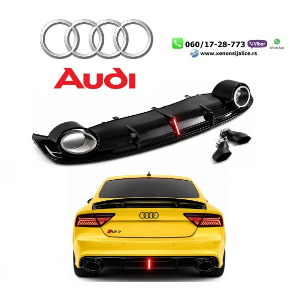 AUDI A7 09-15 DIFUZOR LED S LINE RS