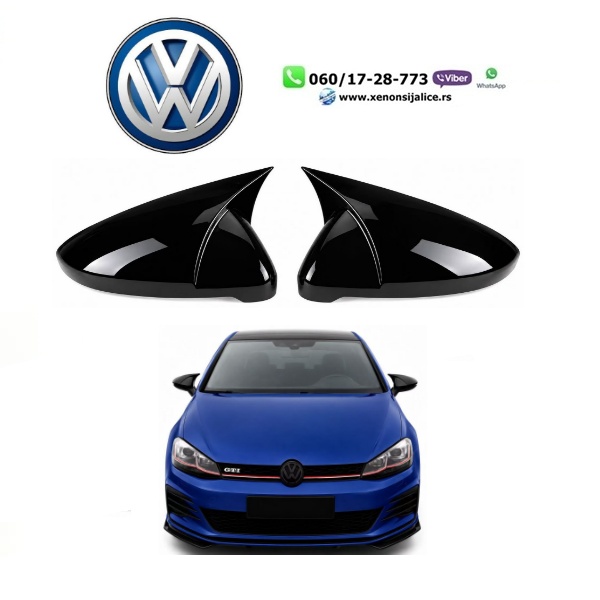 VW GOLF 7 POKLOPCI RETROVIZORA GTI/R