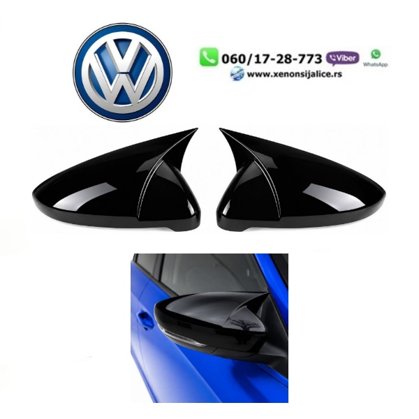 VW GOLF 8 POKLOPCI RETROVIZORA GTI/R