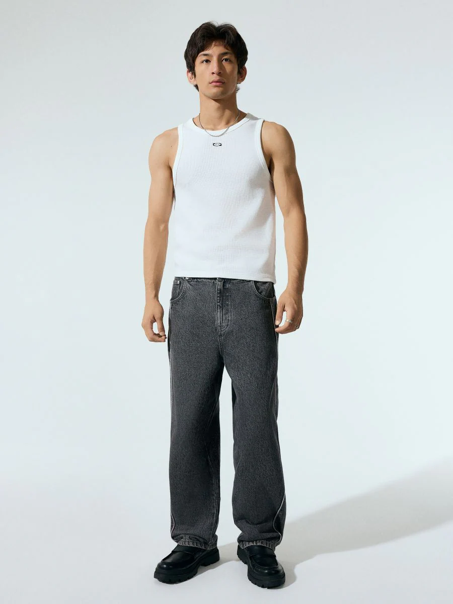 Baggy fit farmerke