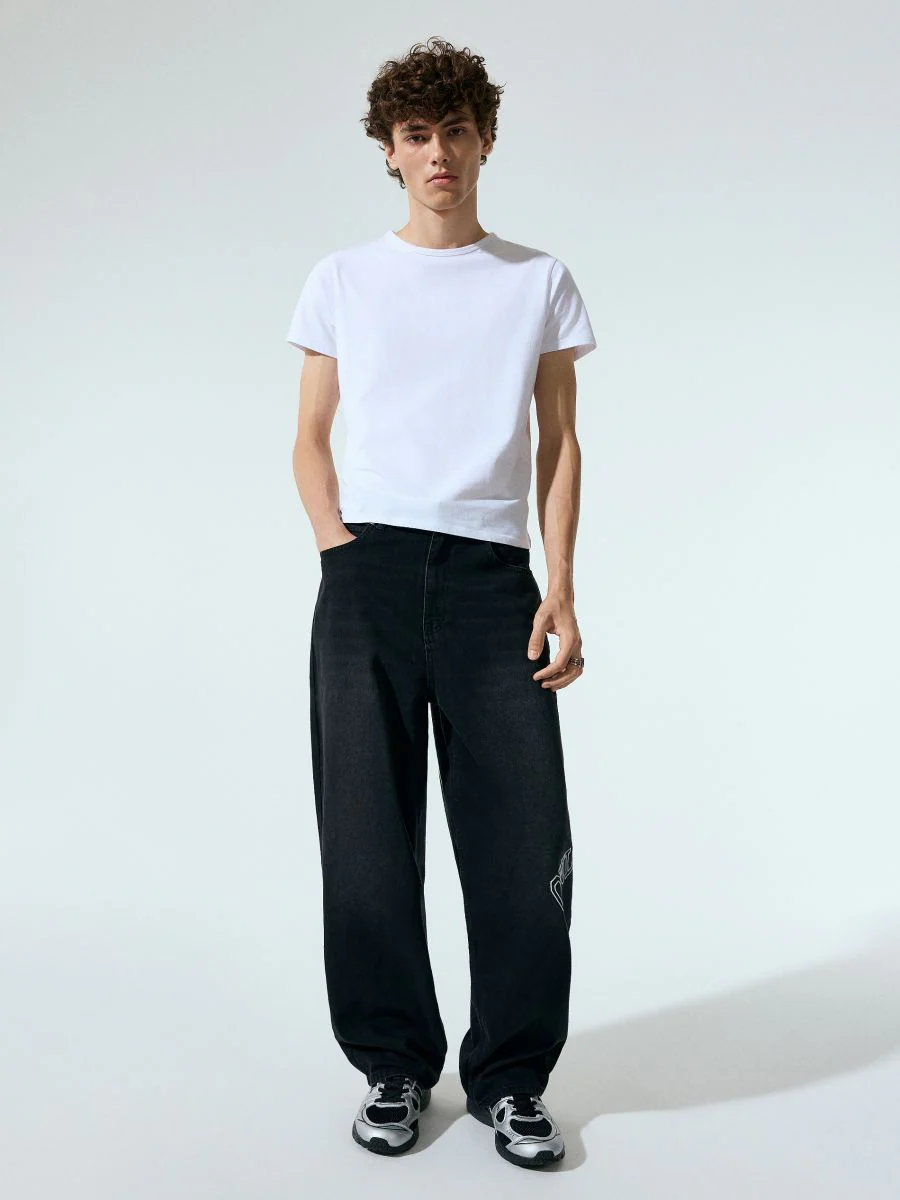 Baggy fit farmerke