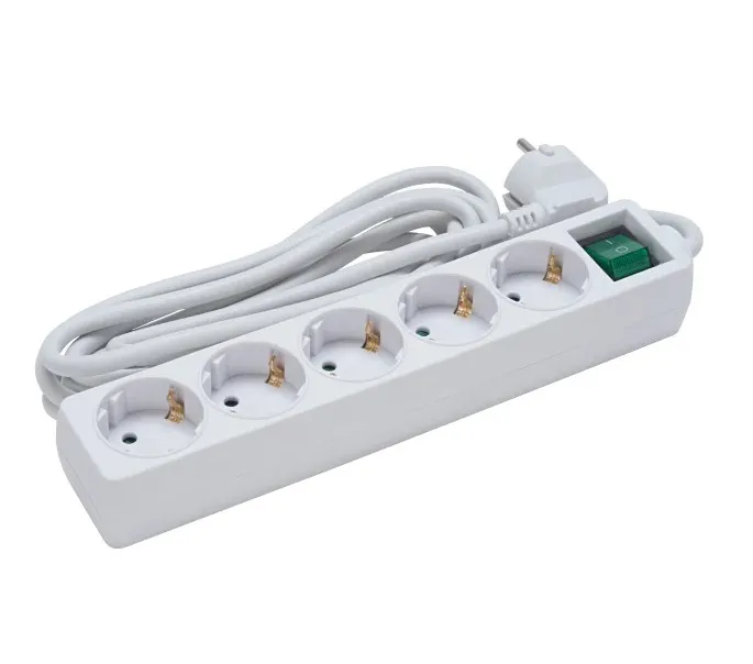 PRODUŽNI KABL SA PREKIDAČEM 5 UTIČNICA 1.5m 3x1.5mm