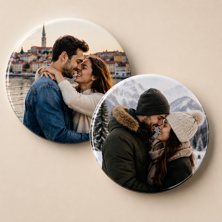 Personalizovani foto magnet – okrugli
