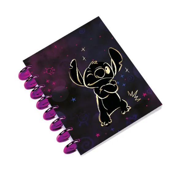 Sveska sa spiralom A5 STITCH GOLD CoolPack – karo, 100 listova
