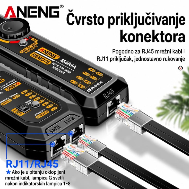 Multifuncionalni LAN tester ANENG M469A