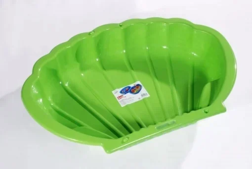 3u1 Set za igru u pesku – Dohany peščanik školjka zeleni + Leo kofica + grabuljica
