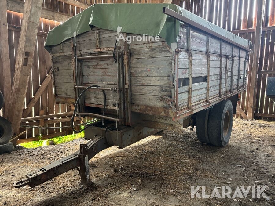 Prodaje se Spannmålsvagn 9ton / 10m3 / Rullkapell / Tipp traktorsku prikolicu na aukciji