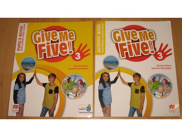 . GIVE ME FIVE 3 UDZBENIK + RADNA SVESKA