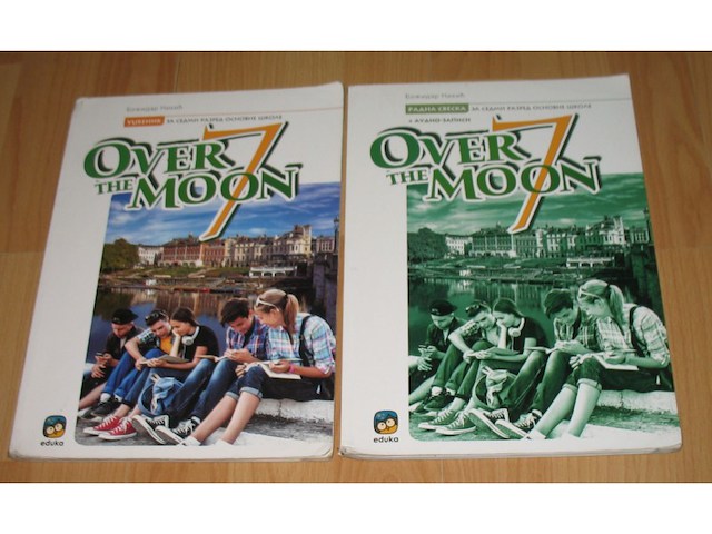 7. OVER THE MOON 7 EDUKA UDZBENIK + RADNA SVESKA