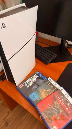 Prodajem Playstation 5 + 10+ igrica za 550€