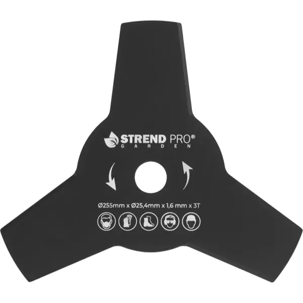 Nož za trimer sa tri sečiva 255 × 1,6 mm Strend Pro TT-BC415/520