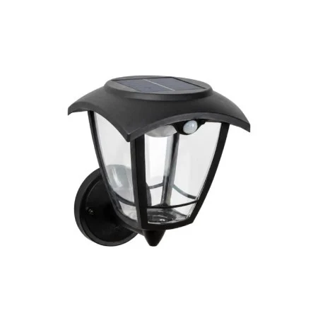 EUROLAMP solarna zidna lampa sa senzorom pokreta, 3W, 400lm, crna ( 145-20860 )