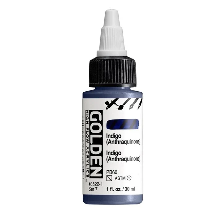 GOLDEN High Flov akrilna boja 30 ml – 8522 Indigo Anthrakuinonova