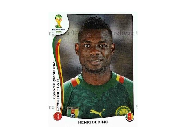 BRAZIL Brasil FIFA WC 2014 sličica broj 095 95, Panini