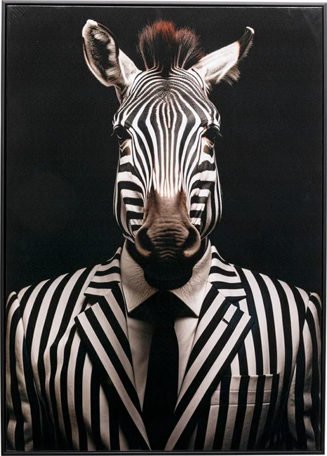Slika na platnu Mister Zebra 50x70cm