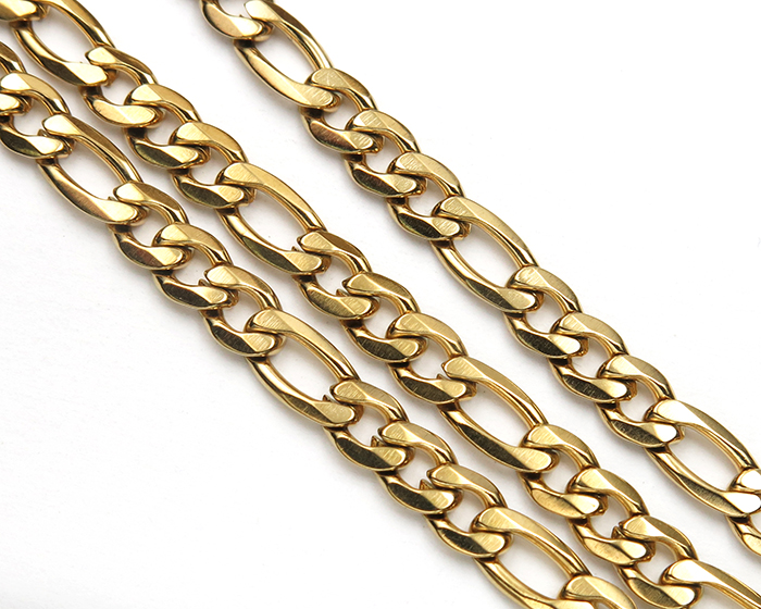 LAN-G(09) LANAC FIGARO 8 – STAINLESS STEEL GOLD (1M)