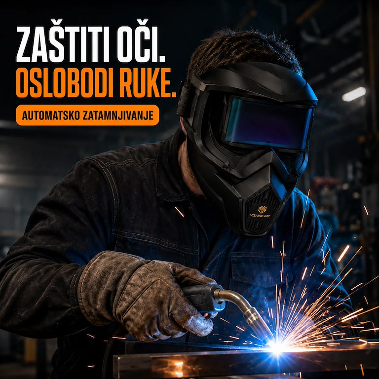 Automatska Maska za Zavarivanje sa Dvostrukim Senzorom